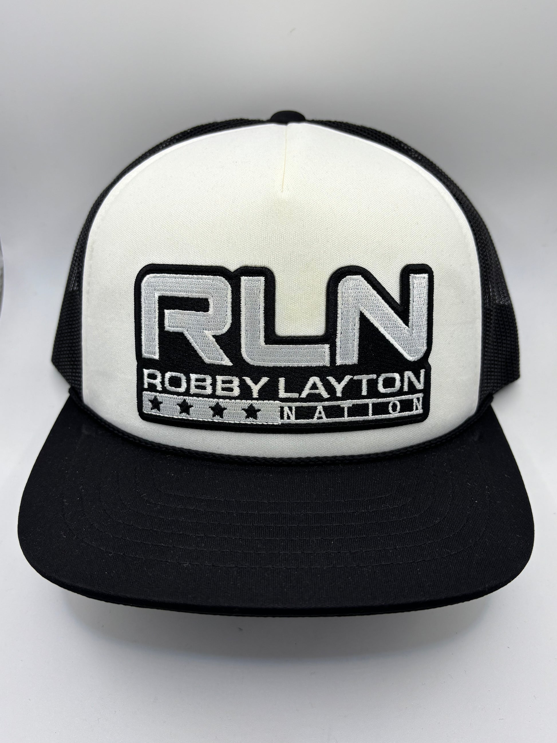 Black/White RLN Foam Trucker – Robby Layton Nation Official Store